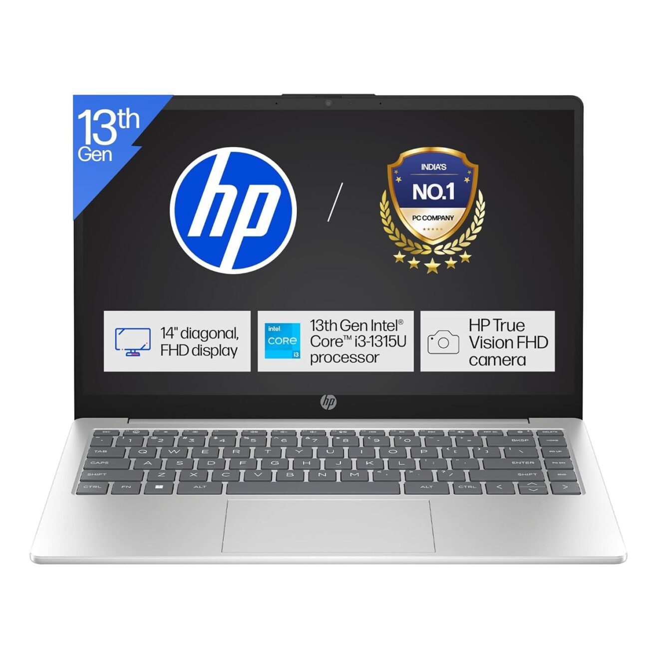 HP 14 LAPTOP 13TH | 14-EP0343TU | GEN INTEL CORE i3 – (8 GB/512 GB SSD ...
